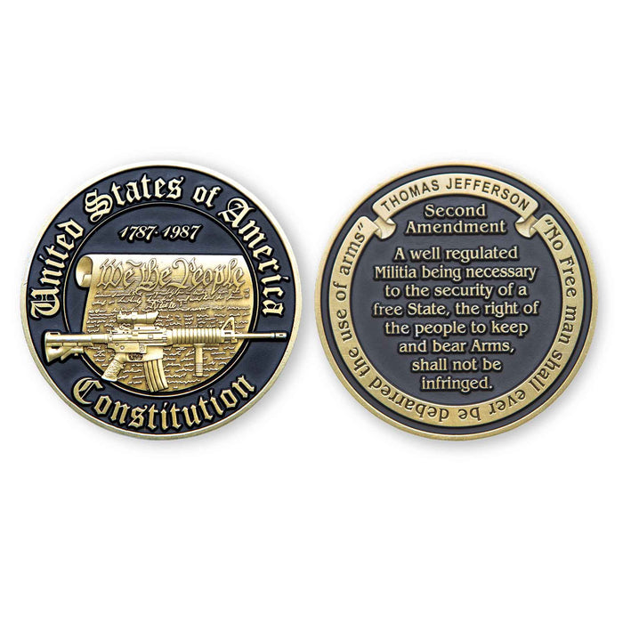 2nd Amendment Challenge Coin — SGT GRIT