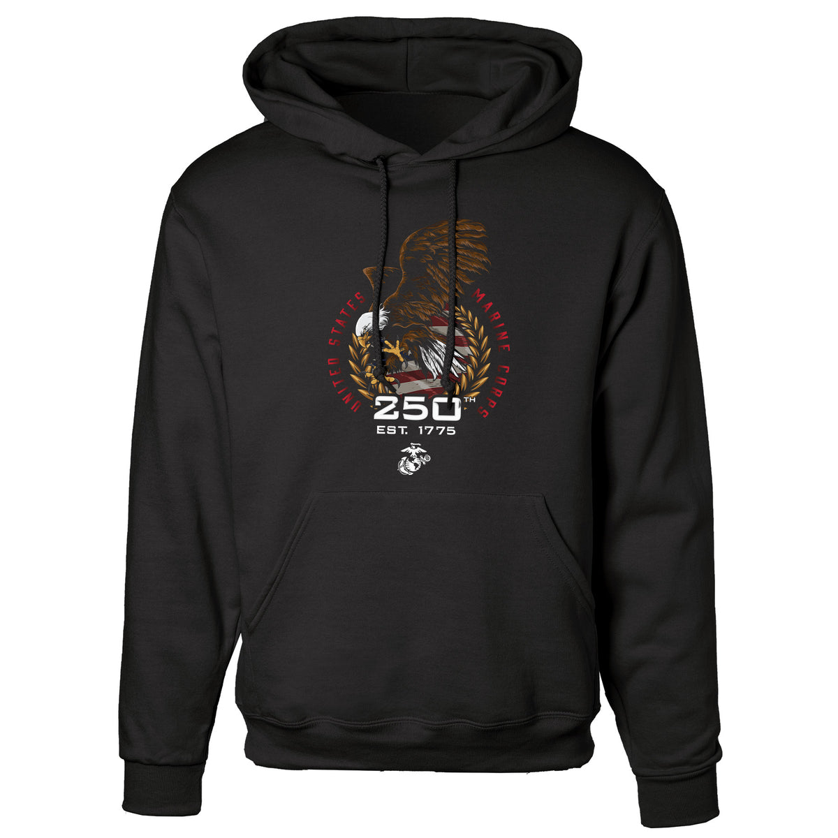 USMC 250th Anniversary Eagle Hoodie | Marine Corps Pride – SGT GRIT