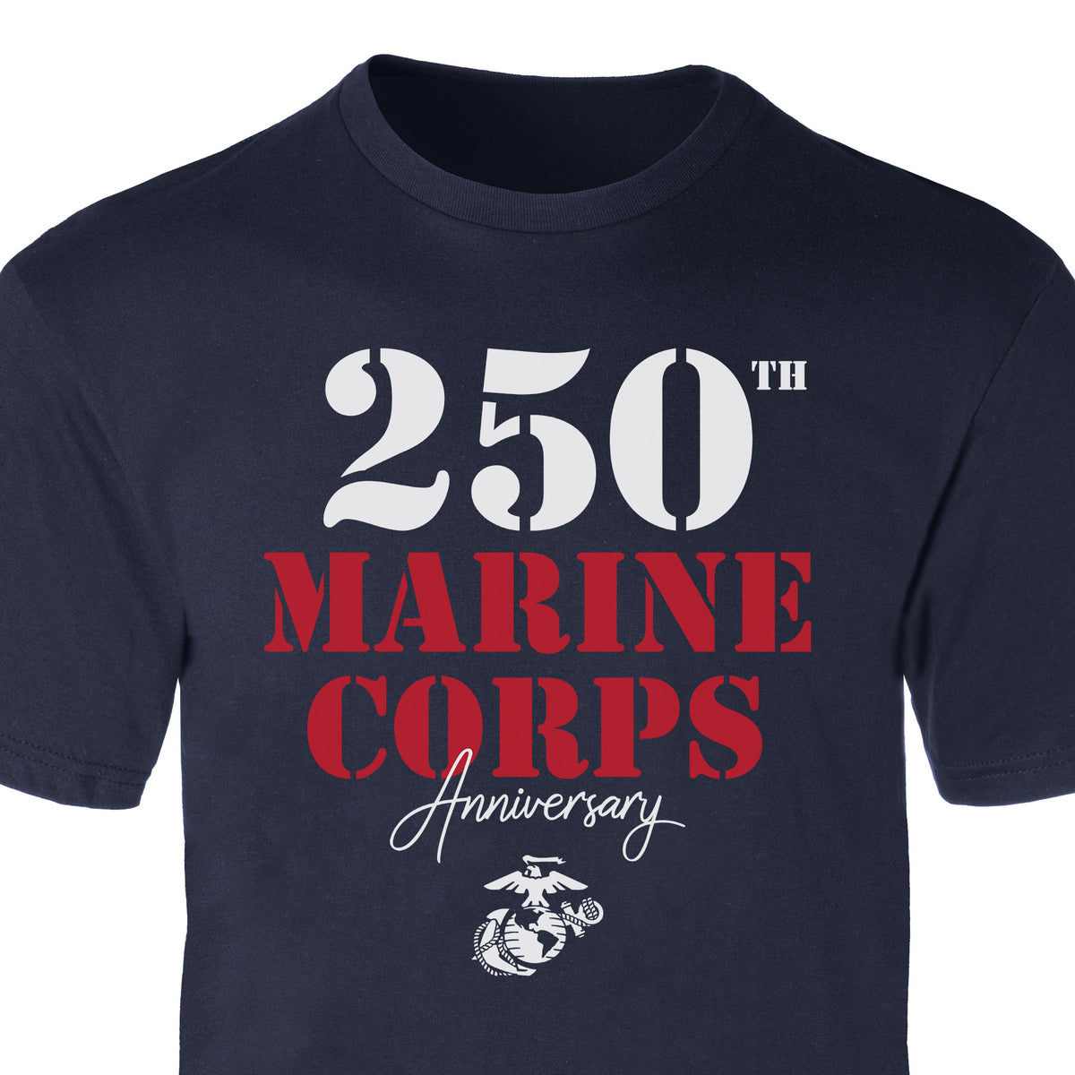 USMC 250th Anniversary Stencil T-Shirt | Marine Corps Pride – SGT GRIT