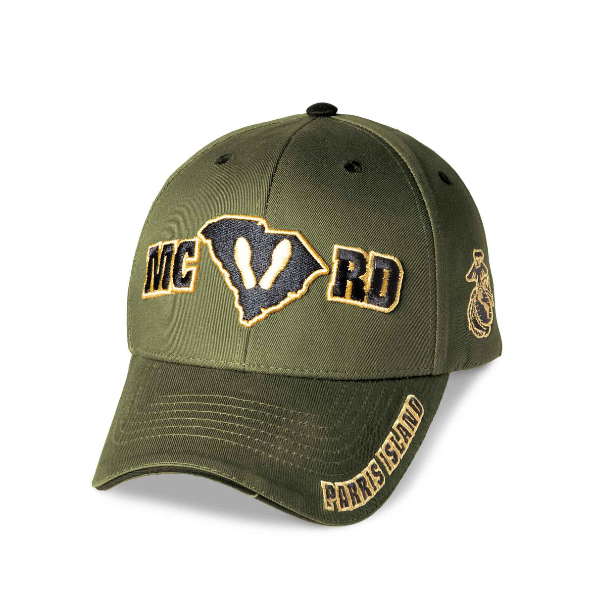 MCRD Parris Island Hat - OD Green | Customize with Rank/Logo – SGT GRIT