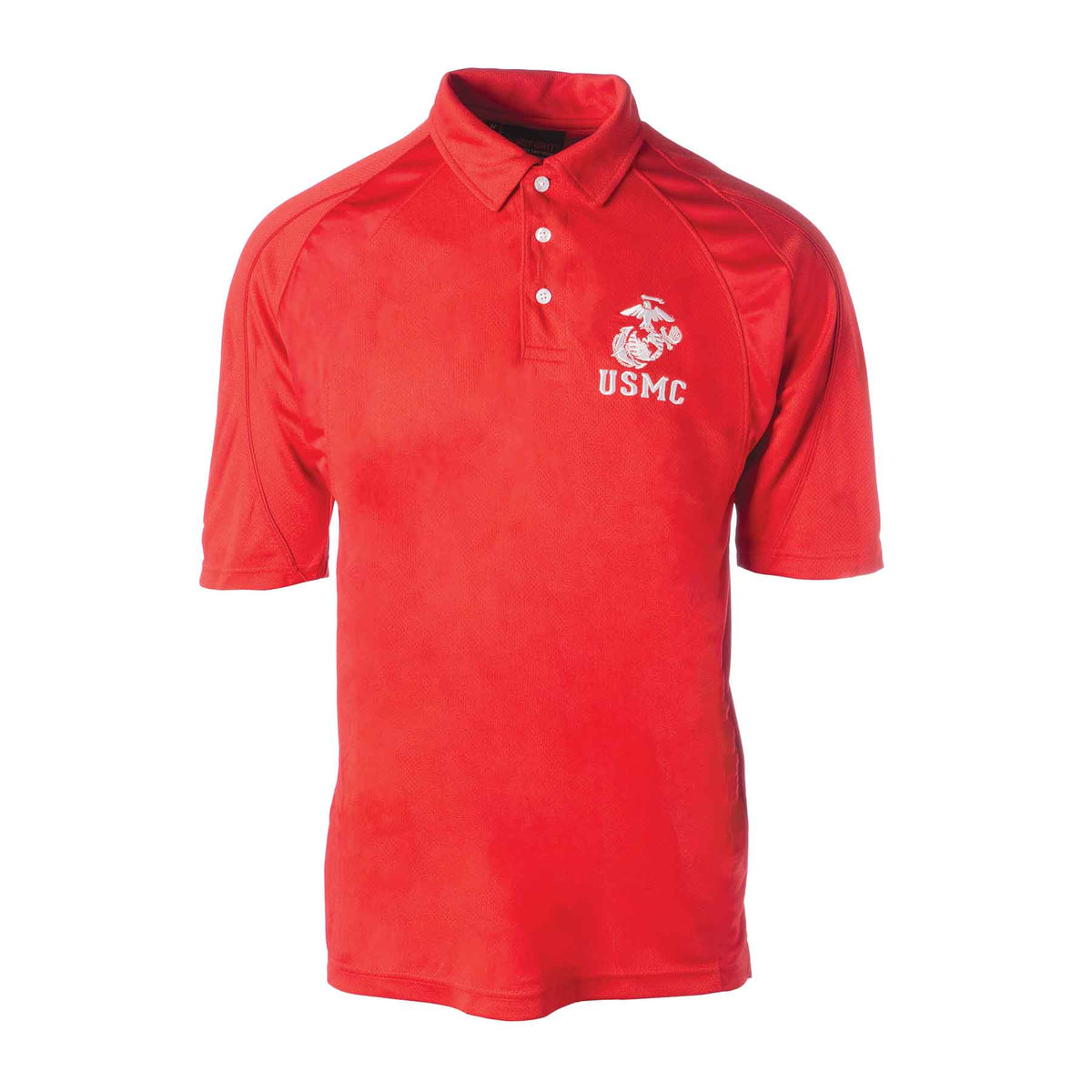 EGA USMC Performance Polo – Red – SGT GRIT