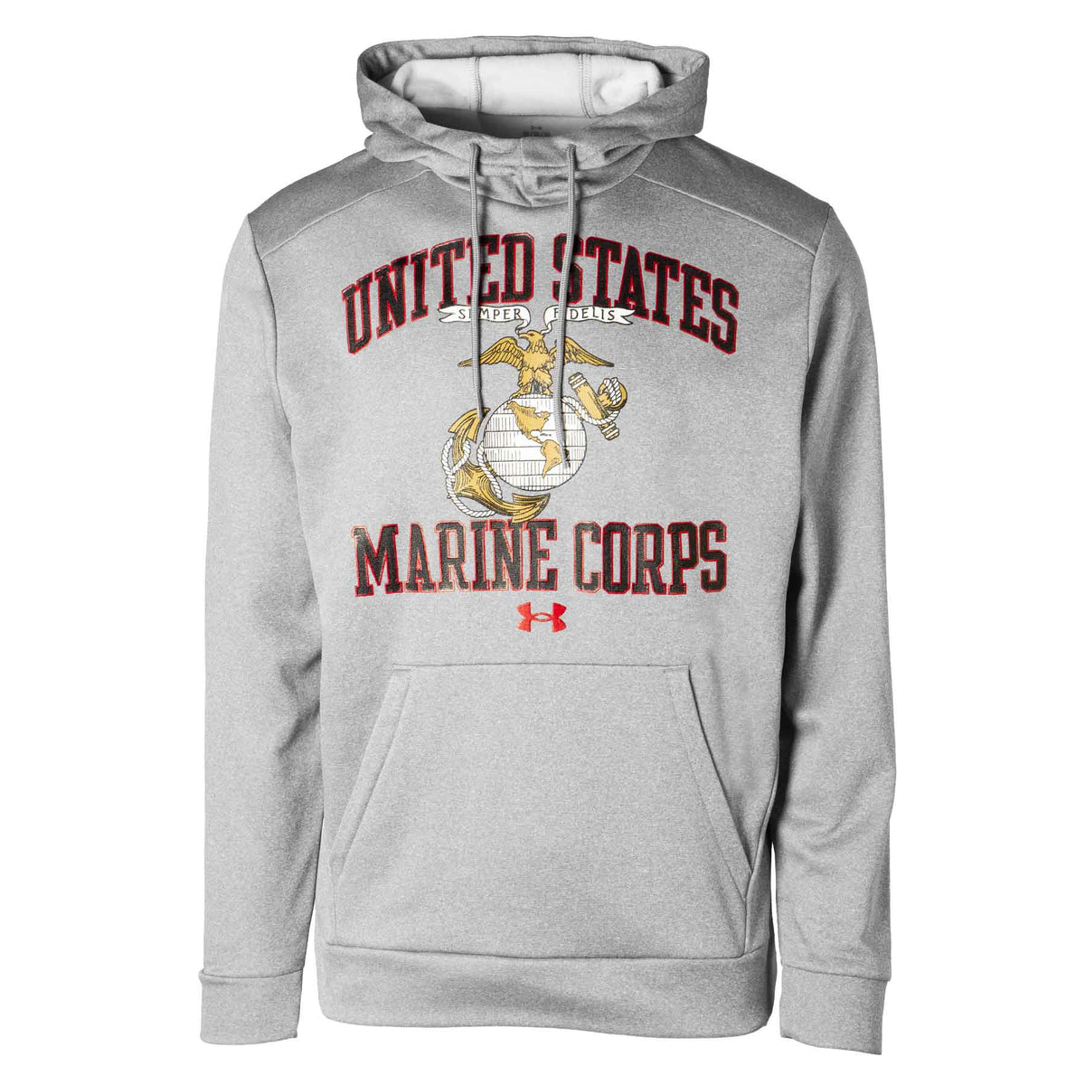 United States Marine Corps Hoodie - Gray | Eagle, Globe, and Anchor ...