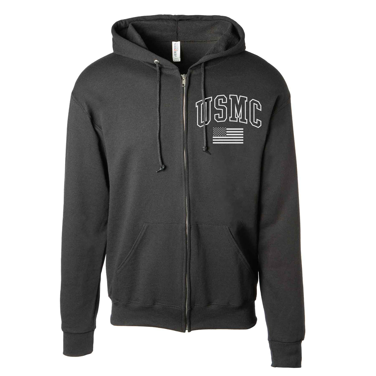 USMC American Flag Hoodie | Full-Zip Marine Corps Pride – SGT GRIT
