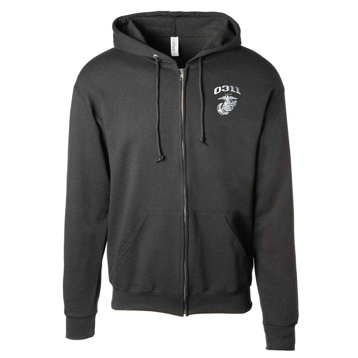USMC Personalized MOS Hoodie | Embroidered Eagle, Globe, and Anchor ...