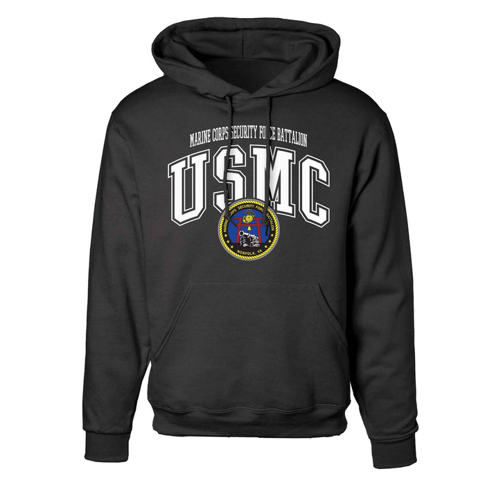 Marine Corps Security Force Patch Arched Graphic Hoodie — SGT GRIT