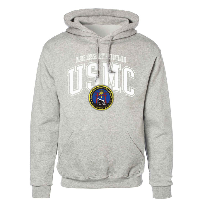 Marine Corps Security Force Patch Arched Graphic Hoodie — SGT GRIT