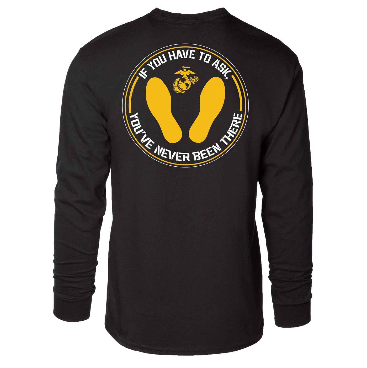 Marines Yellow Footprints Long Sleeve — SGT GRIT