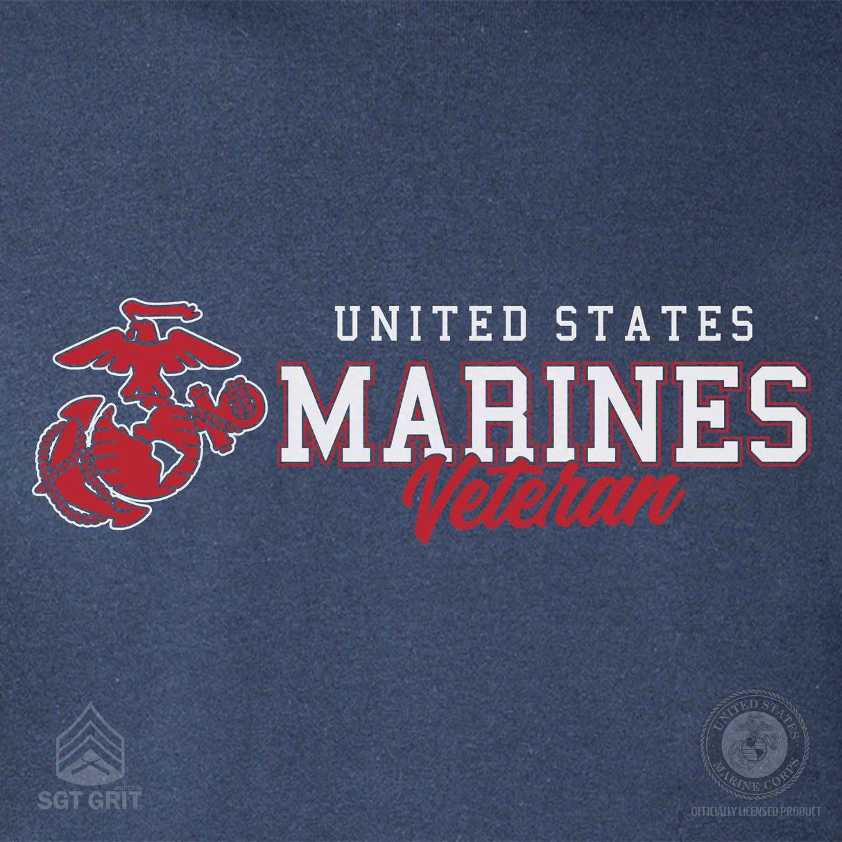 USMC Veteran Script Long Sleeve – SGT GRIT