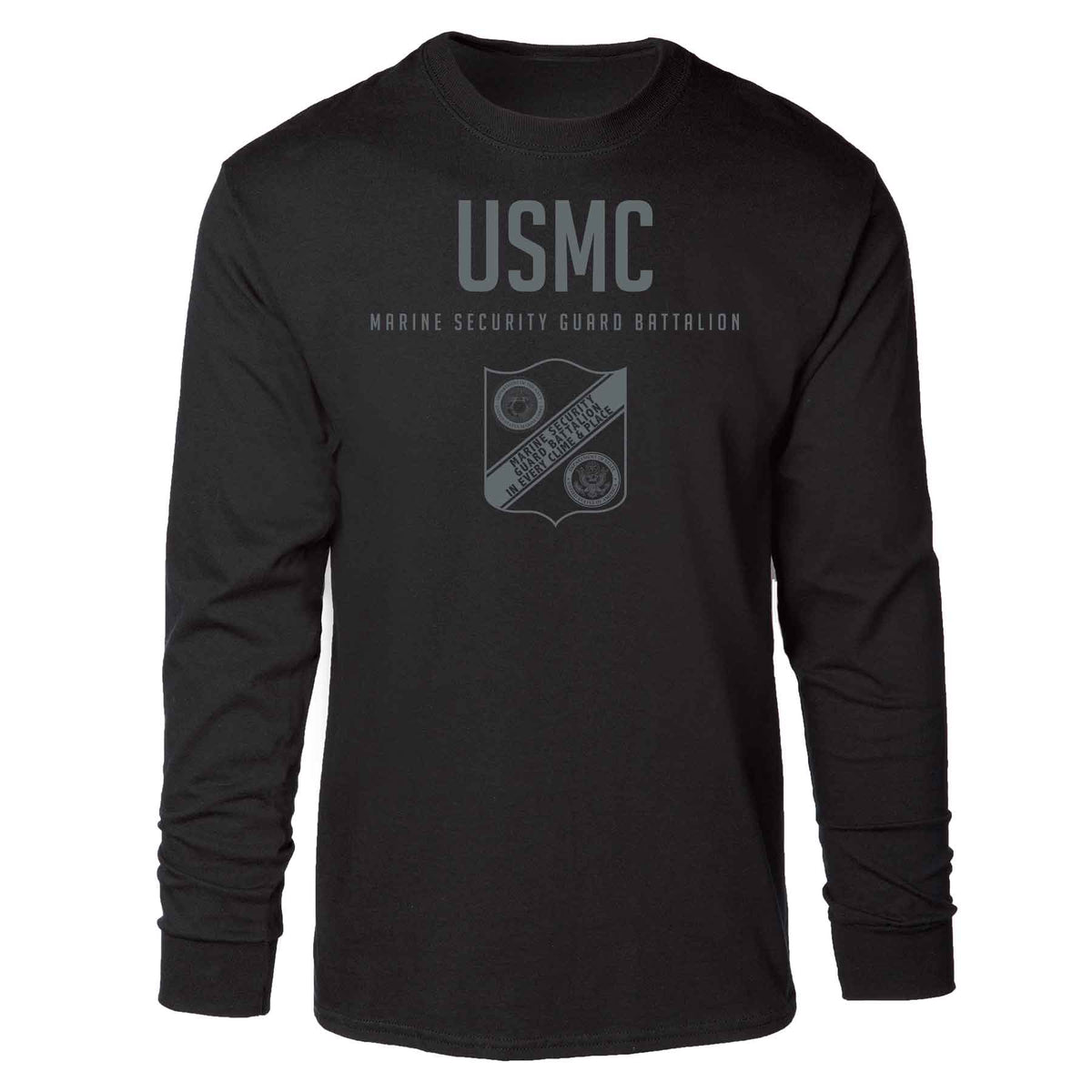 Marine Security Guard Patch Tonal Long Sleeve T-shirt – SGT GRIT