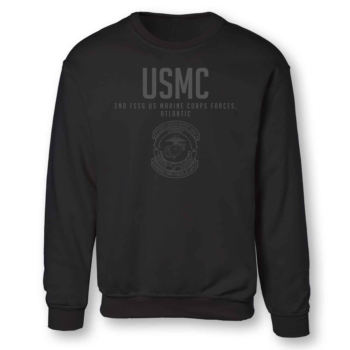 2nd FSSG US Marine Corps Tonal Patch Graphic Sweatshirt – SGT GRIT