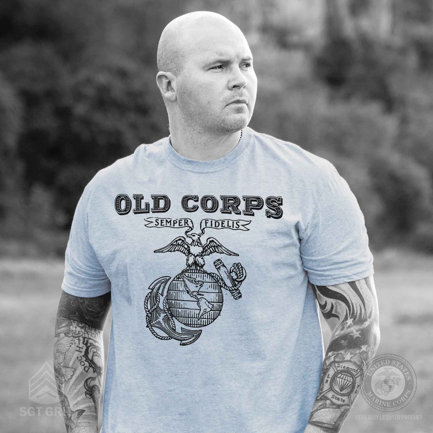 EGA Old Corps Full Front T-shirt – SGT GRIT