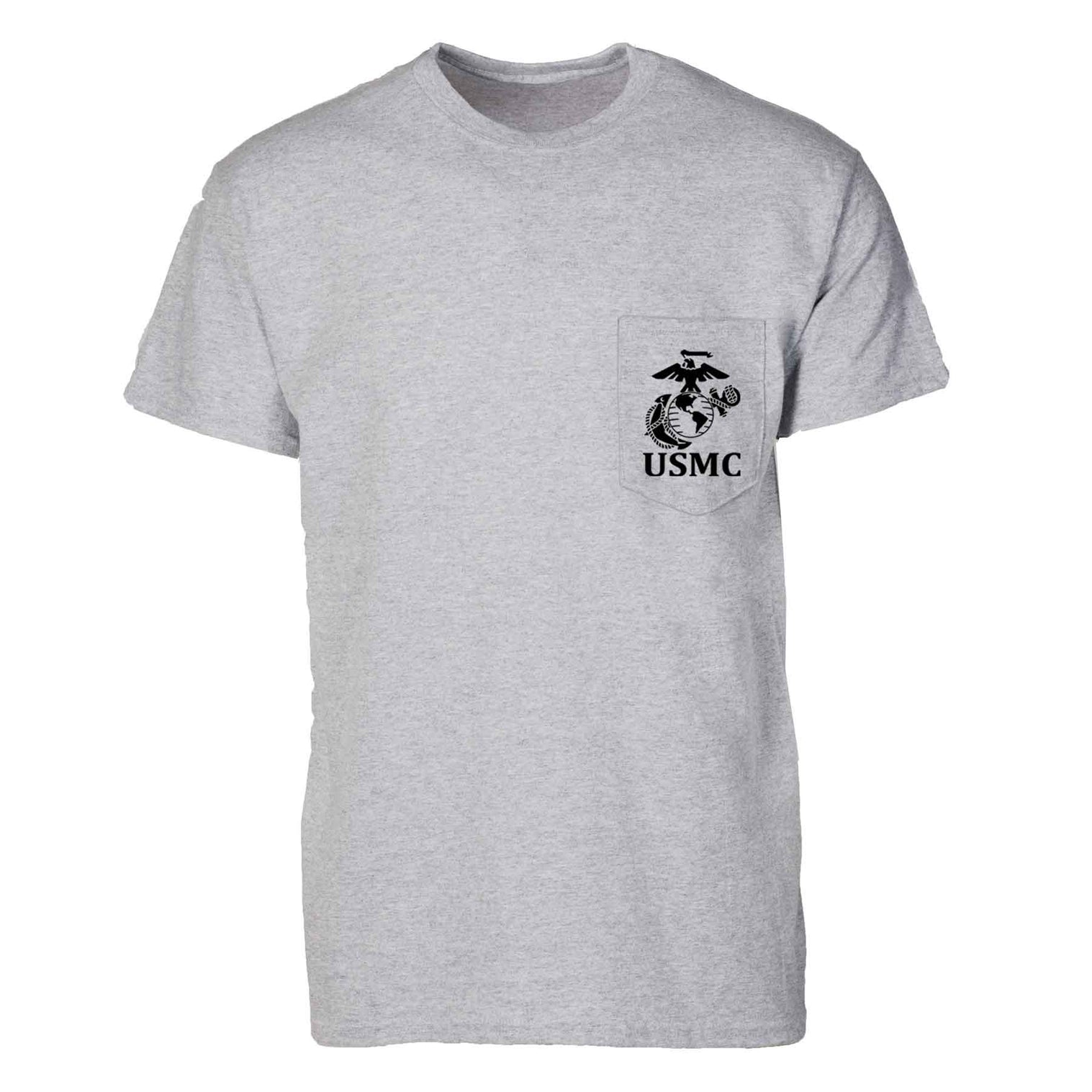 Marines Pocket T-Shirt with EGA – SGT GRIT
