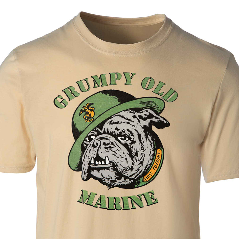 Grumpy Old Marine Bulldog T-Shirt – USMC Mascot Tee | SGT GRIT