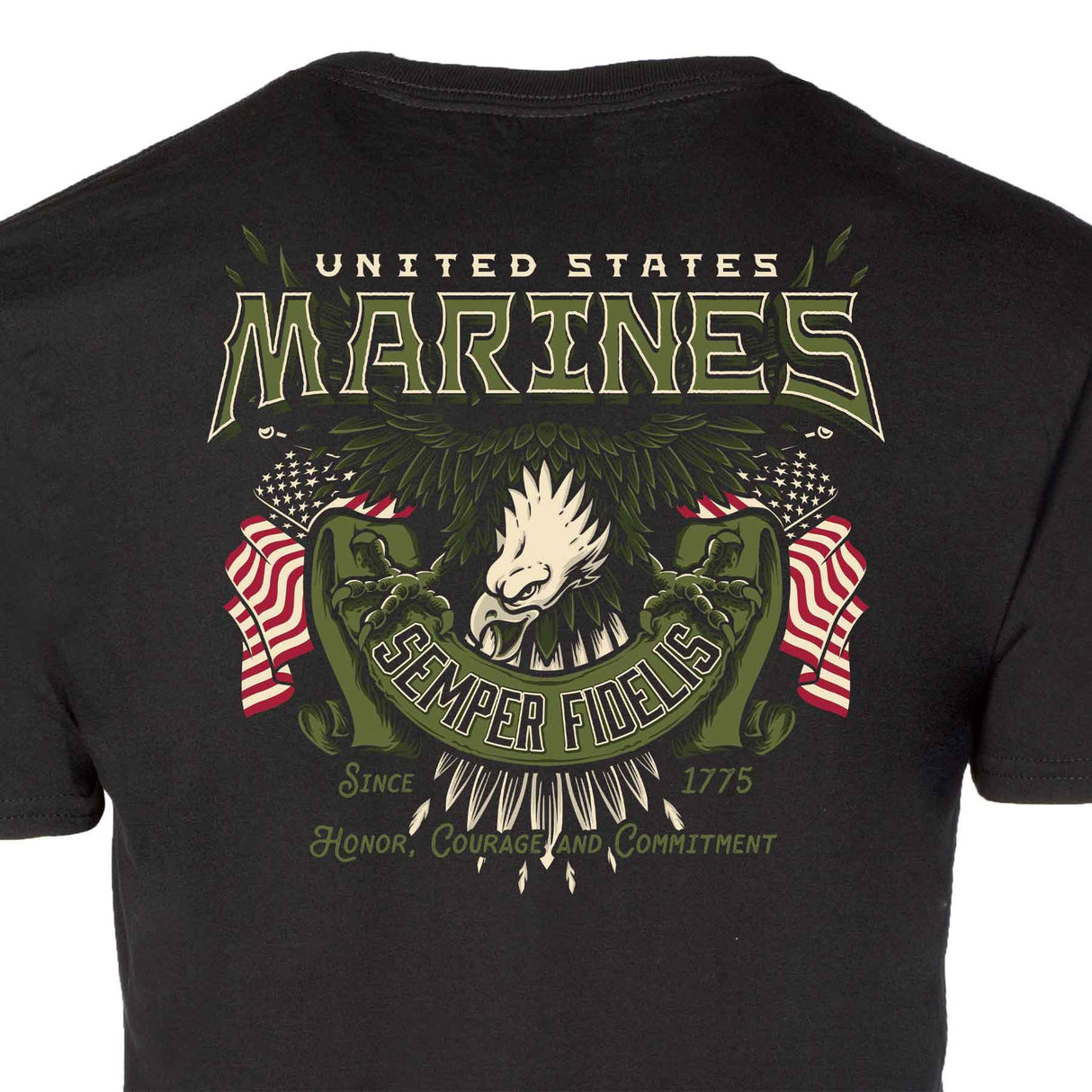 USMC Eagle Banner T-shirt – SGT GRIT