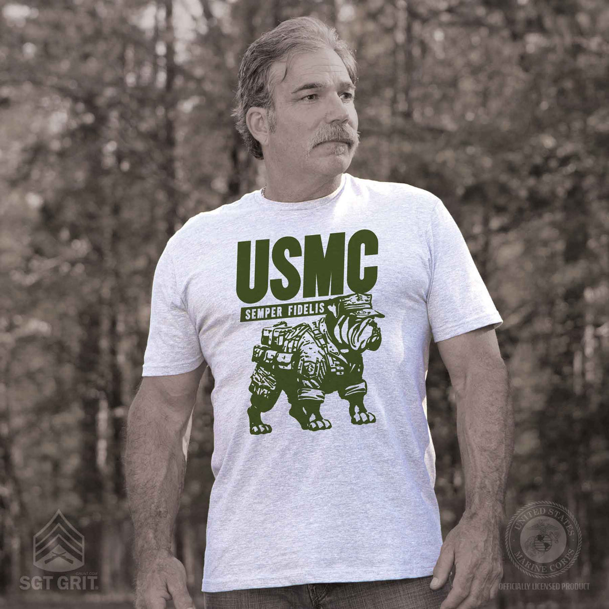 USMC Combat Bulldog T-shirt – SGT GRIT