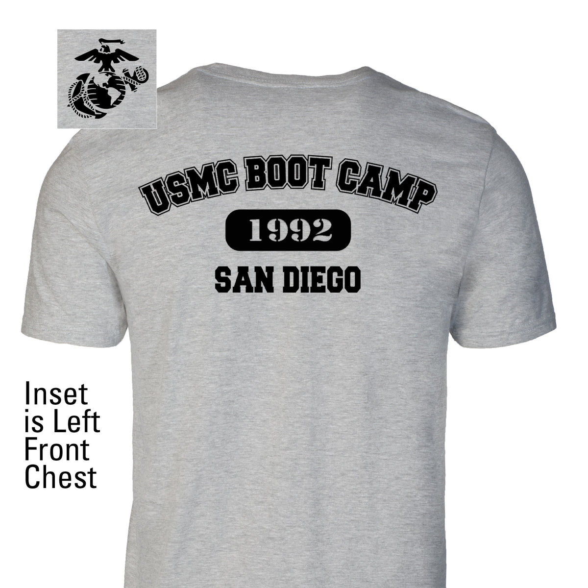 USMC Boot Camp T-Shirt – Personalized Graduation Year & Location – SGT GRIT