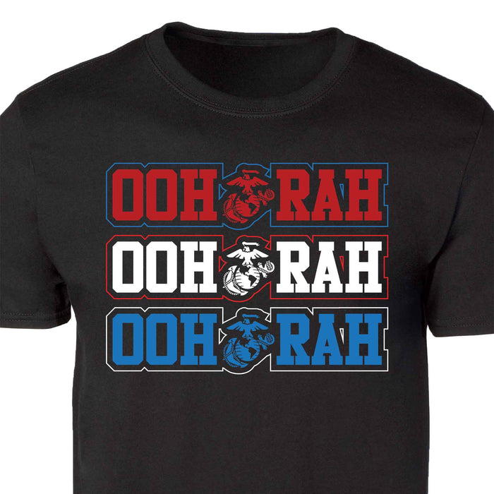 Red, White, & Blue Oohrah T-shirt — SGT GRIT