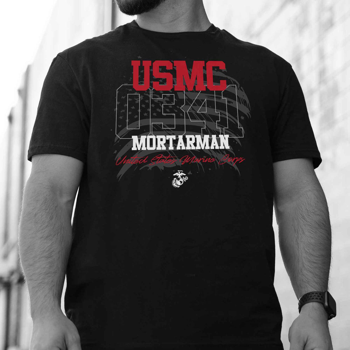 Choose Your Marine MOS Flag T-shirt – SGT GRIT