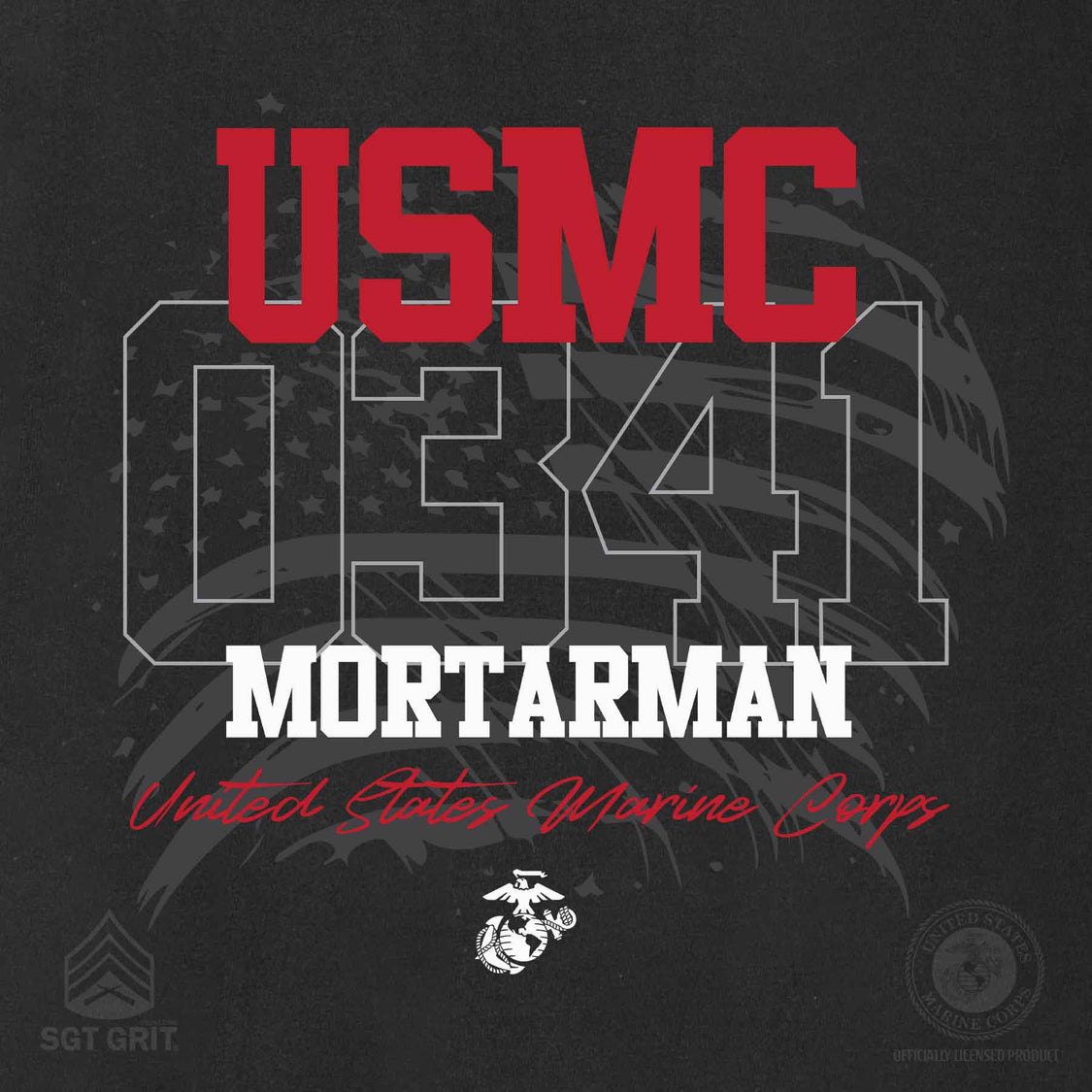 Choose Your Marine MOS Flag T-shirt – SGT GRIT