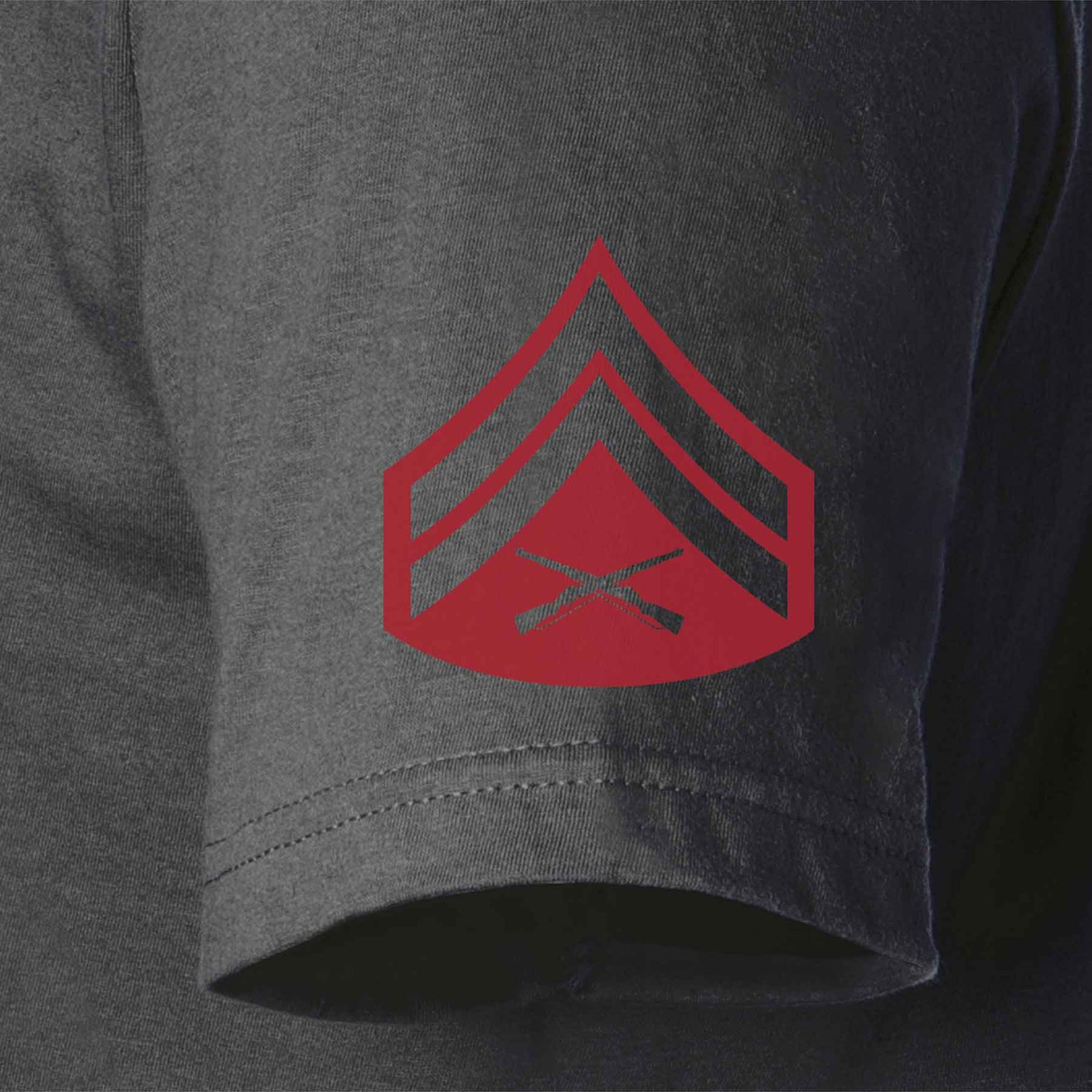 USMC Personalized Conflict and Rank T-shirt - Left Chest – SGT GRIT