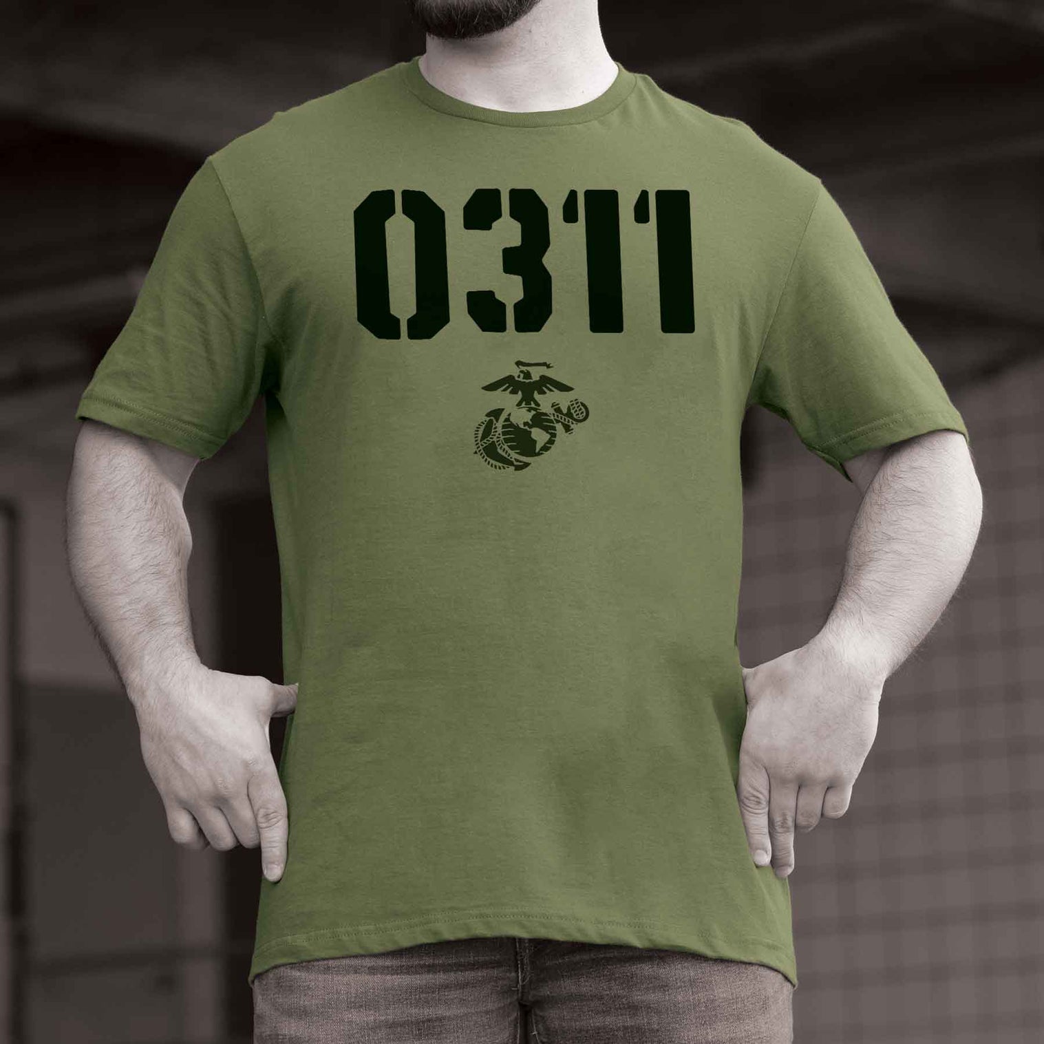 Choose Your Marine MOS EGA T-shirt | Custom USMC Design – SGT GRIT