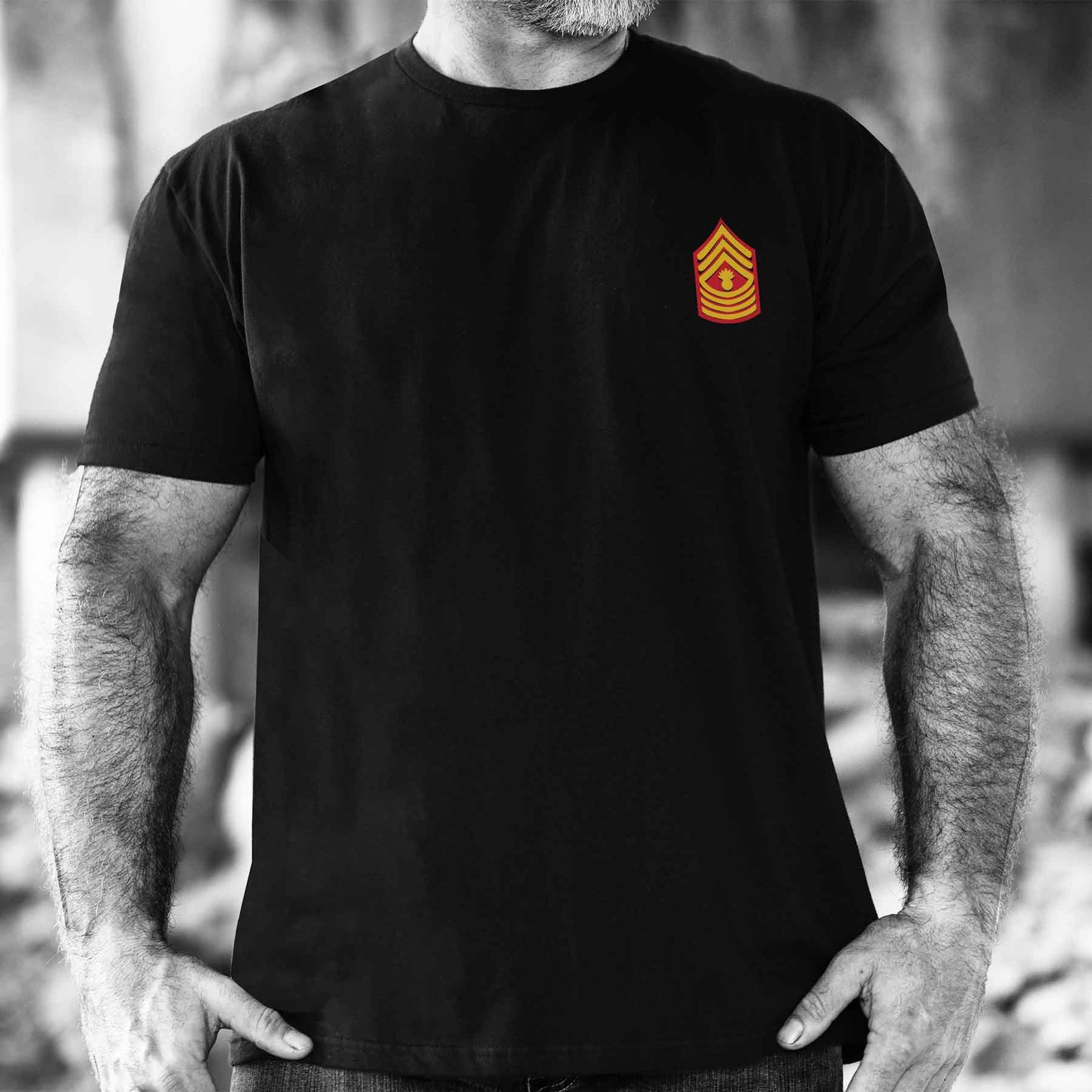 Choose Your Rank USMC & USA Flags T-shirt | 100% Cotton – SGT GRIT