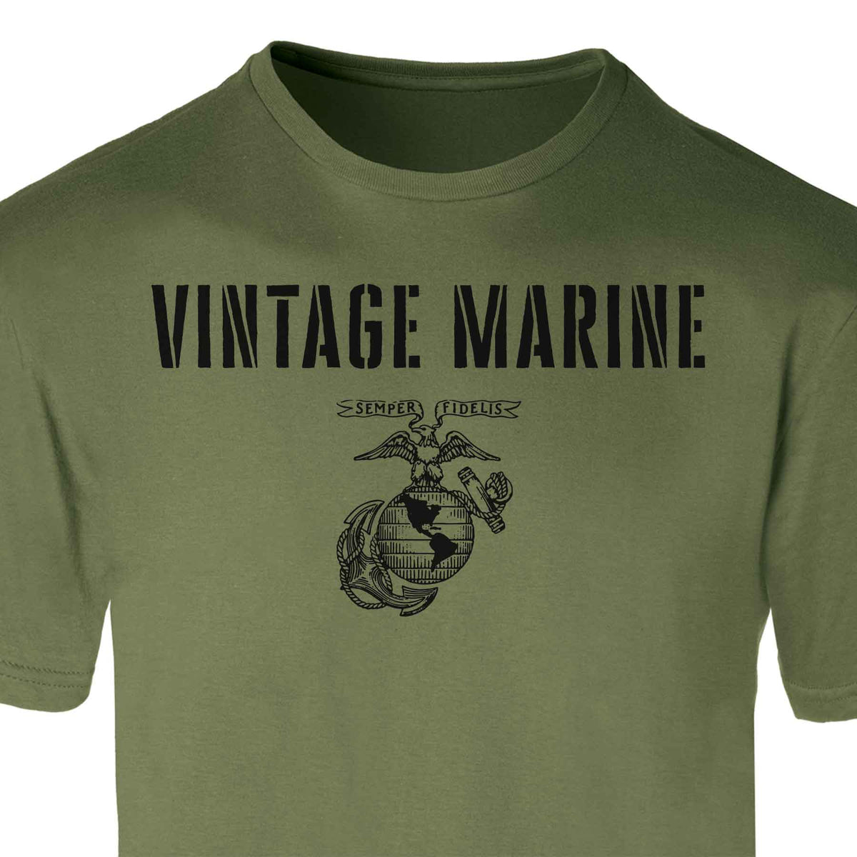 Vintage Marine T-shirt | Eagle, Globe, and Anchor | 100% Cotton – SGT GRIT