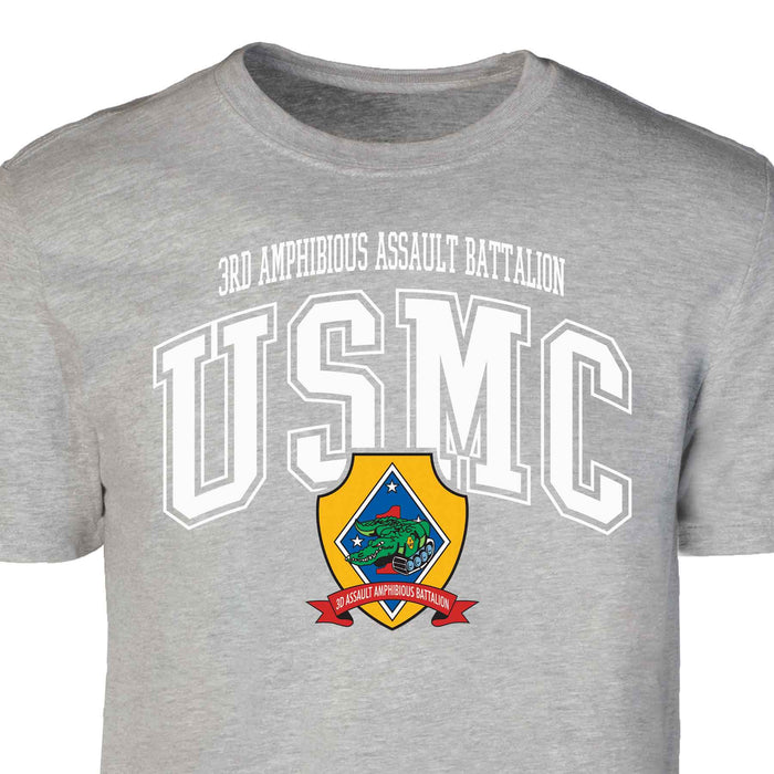 3rd Amphibious Assault Bn Arched Patch Graphic T-shirt — SGT GRIT