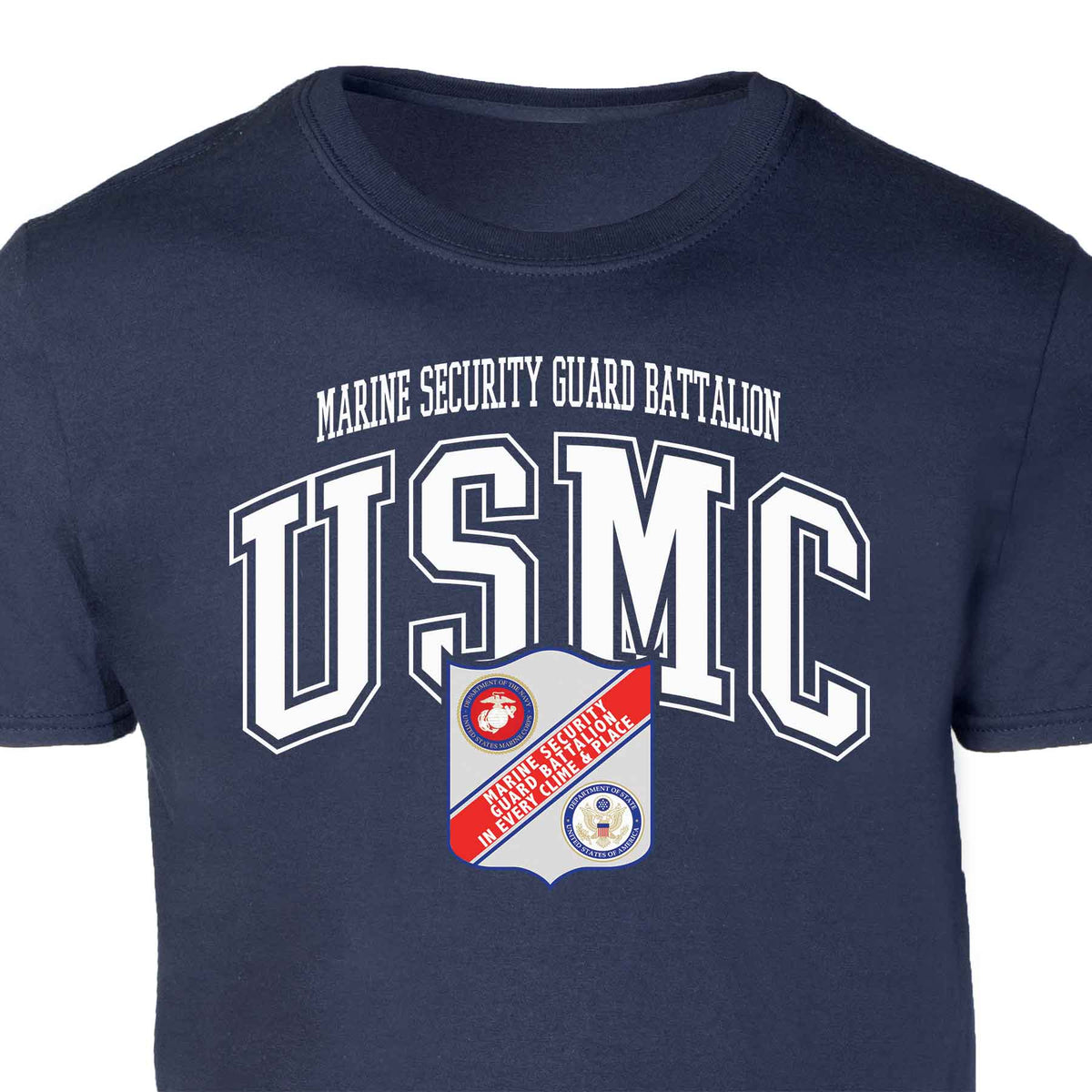 Marine Security Guard Arched Patch Graphic T-shirt – SGT GRIT