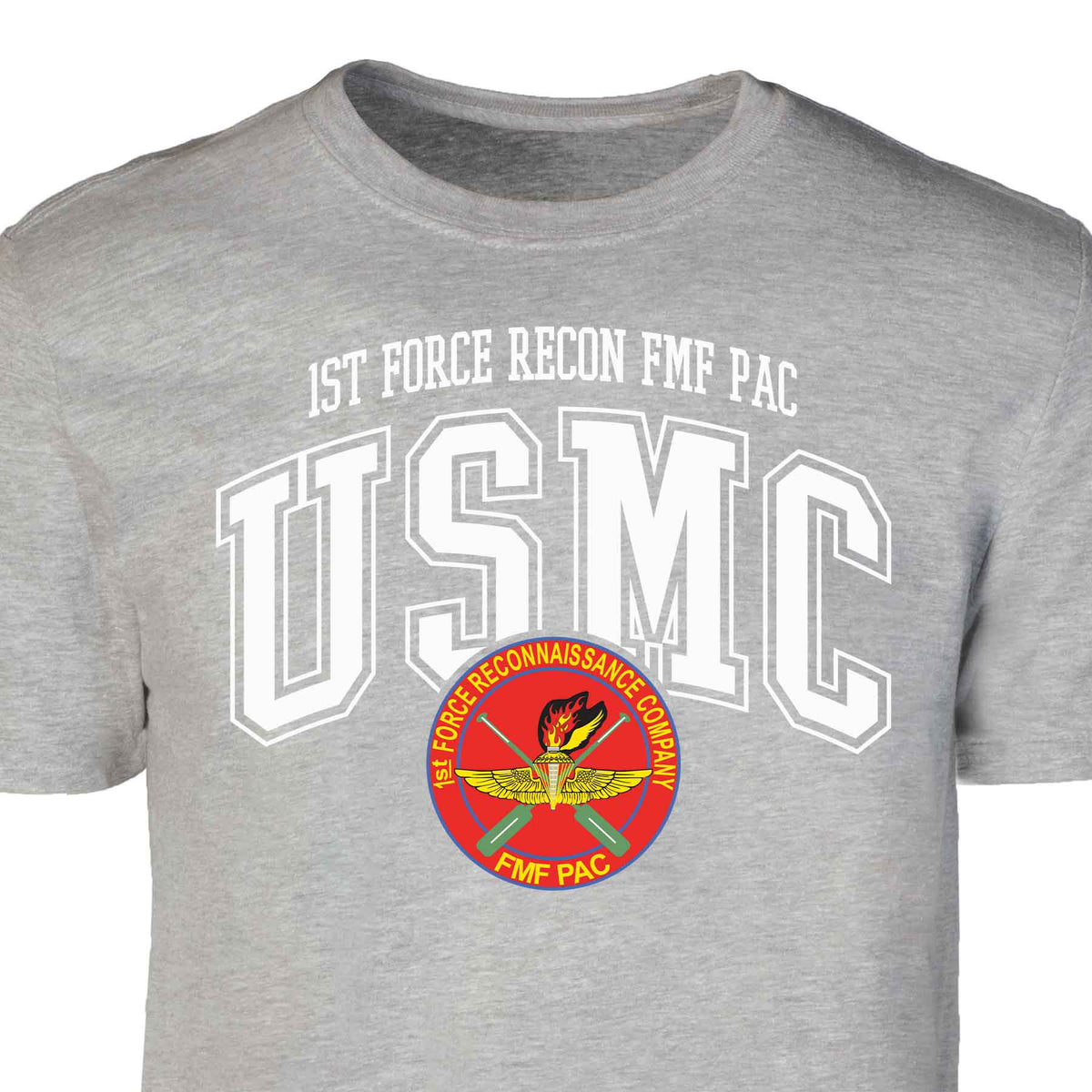 1st Force Recon FMF PAC Arched Patch Graphic T-shirt – SGT GRIT