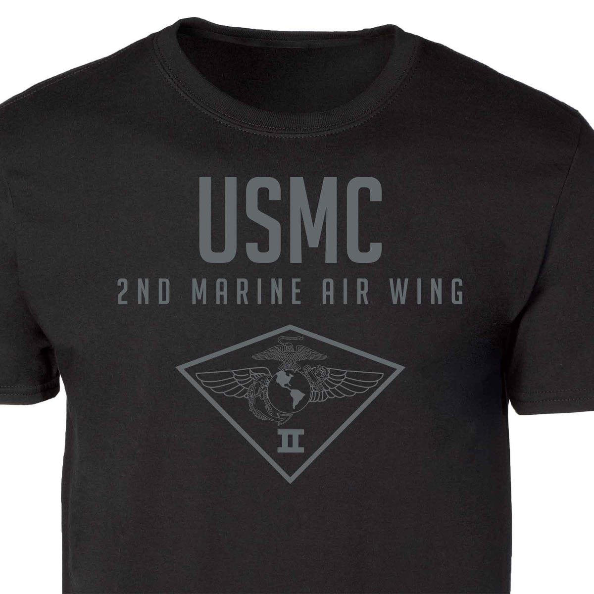 2nd Marine Air Wing Tonal Patch Graphic T-shirt – SGT GRIT
