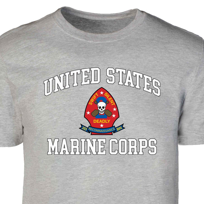 2nd Reconnaissance Battalion USMC Patch Graphic T-shirt — SGT GRIT