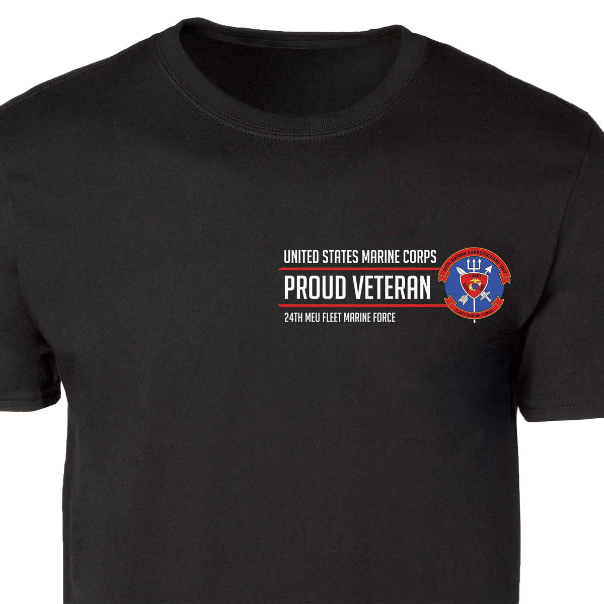 24th MEU Fleet Marine Force Patch Proud Veteran Graphic T-shirt – SGT GRIT
