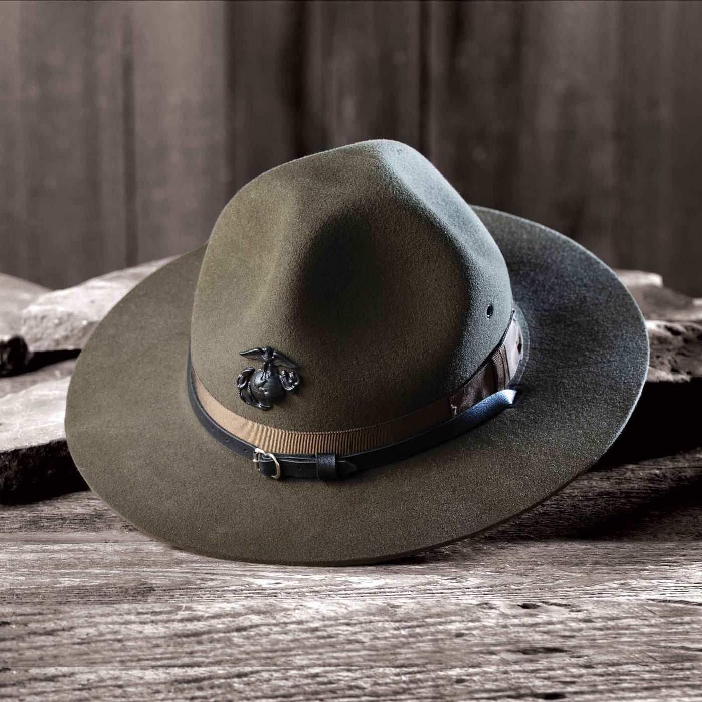 USMC Campaign Cover, Drill Instructor Hat — SGT GRIT