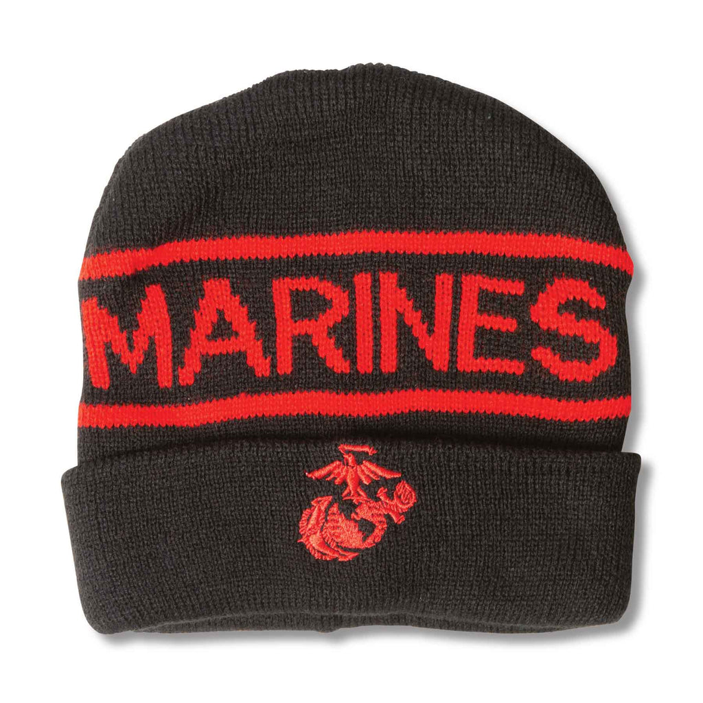 Officially Licensed USMC Beanies, Watch Caps & Earbands — SGT GRIT