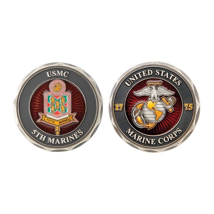 5th Marines Regimental Challenge Coin — SGT GRIT