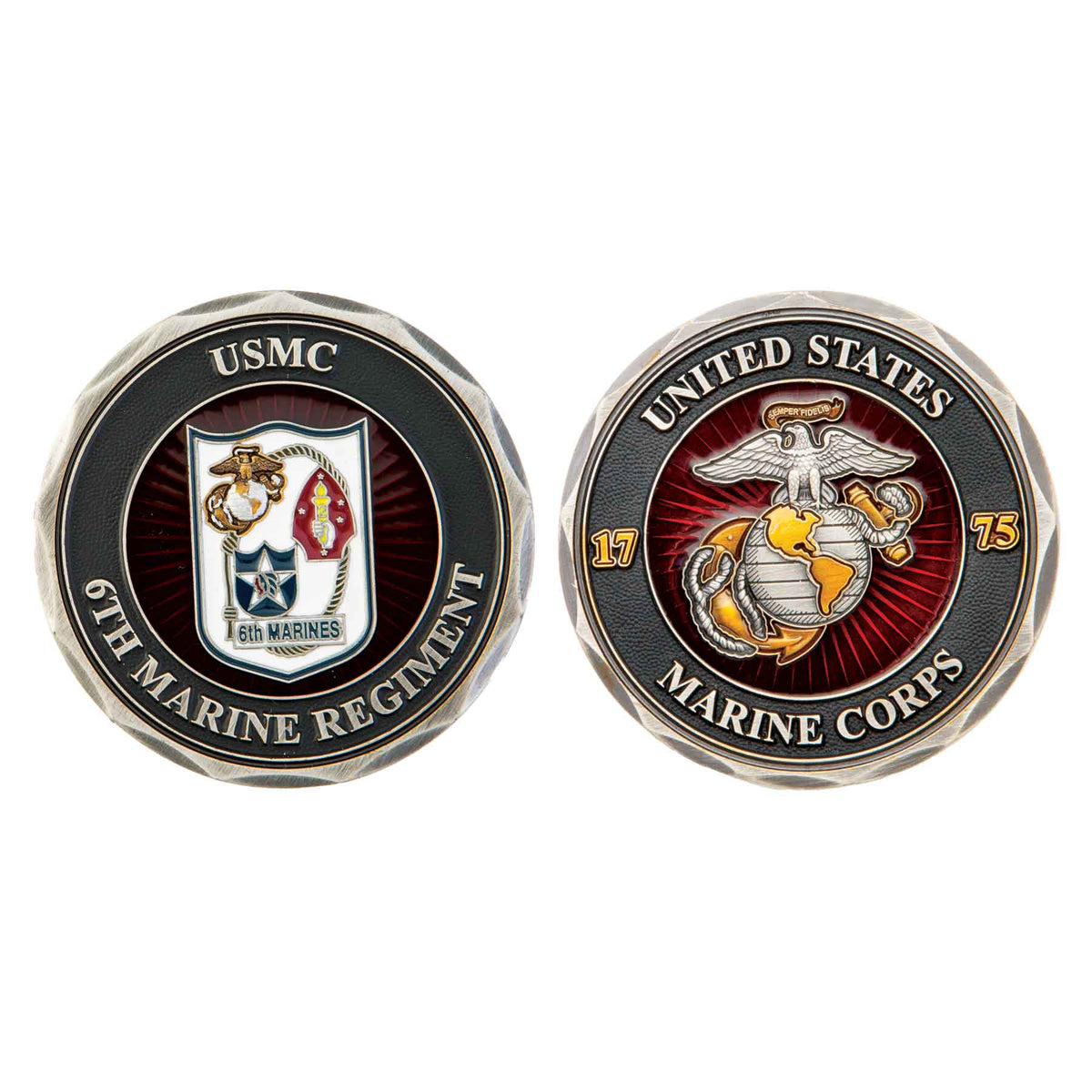 6th Marines Regimental Challenge Coin – SGT GRIT