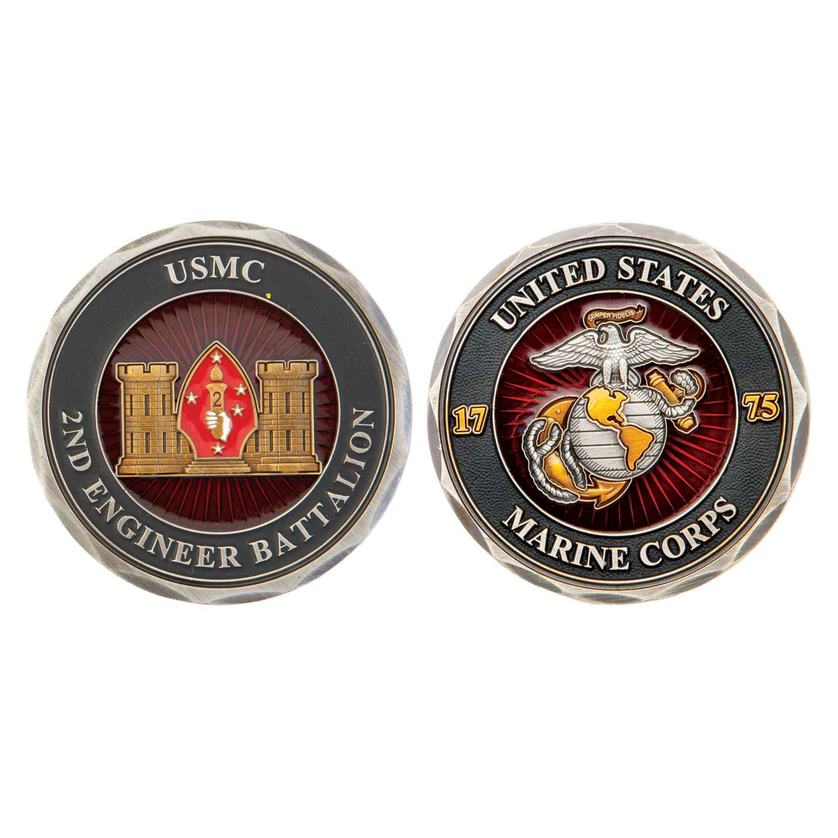 2nd Engineer Battalion Challenge Coin – SGT GRIT