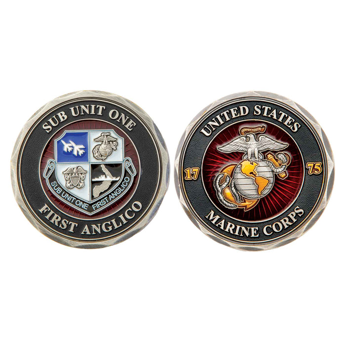 SU-1 1st Anglico Challenge Coin — SGT GRIT