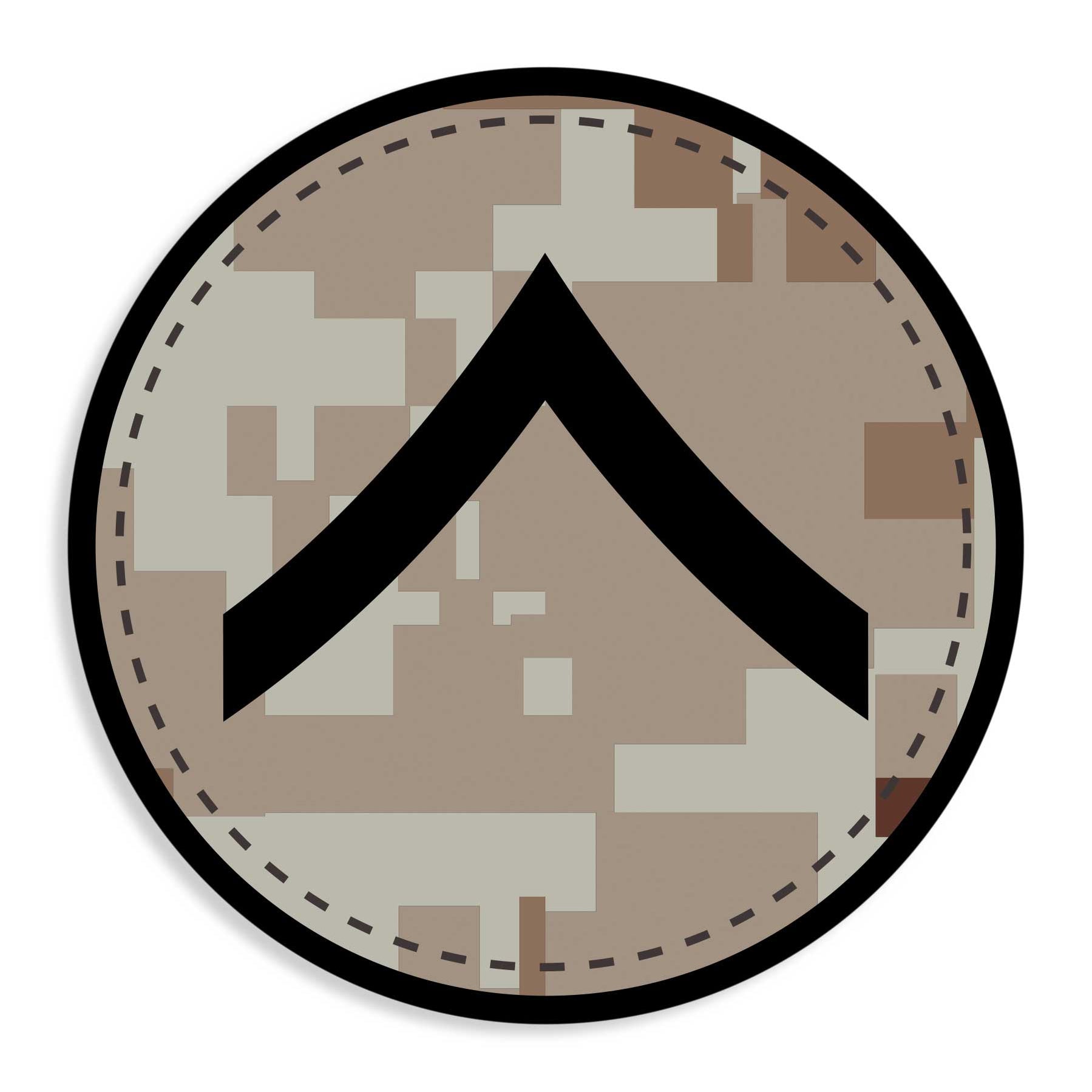 Choose Your Rank Decals in Desert or Woodland — SGT GRIT
