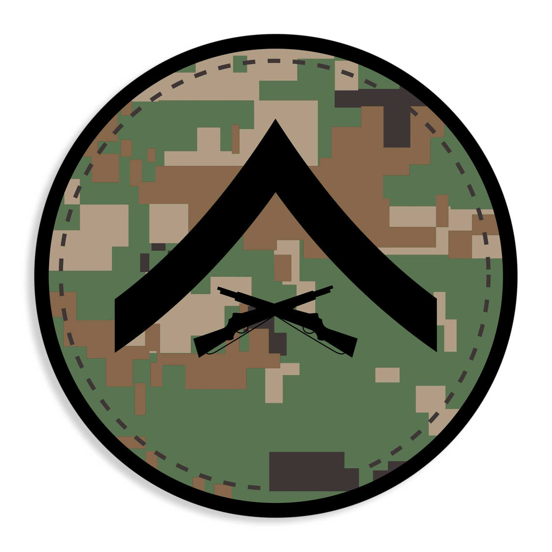 Choose Your Rank Decals in Desert or Woodland – SGT GRIT