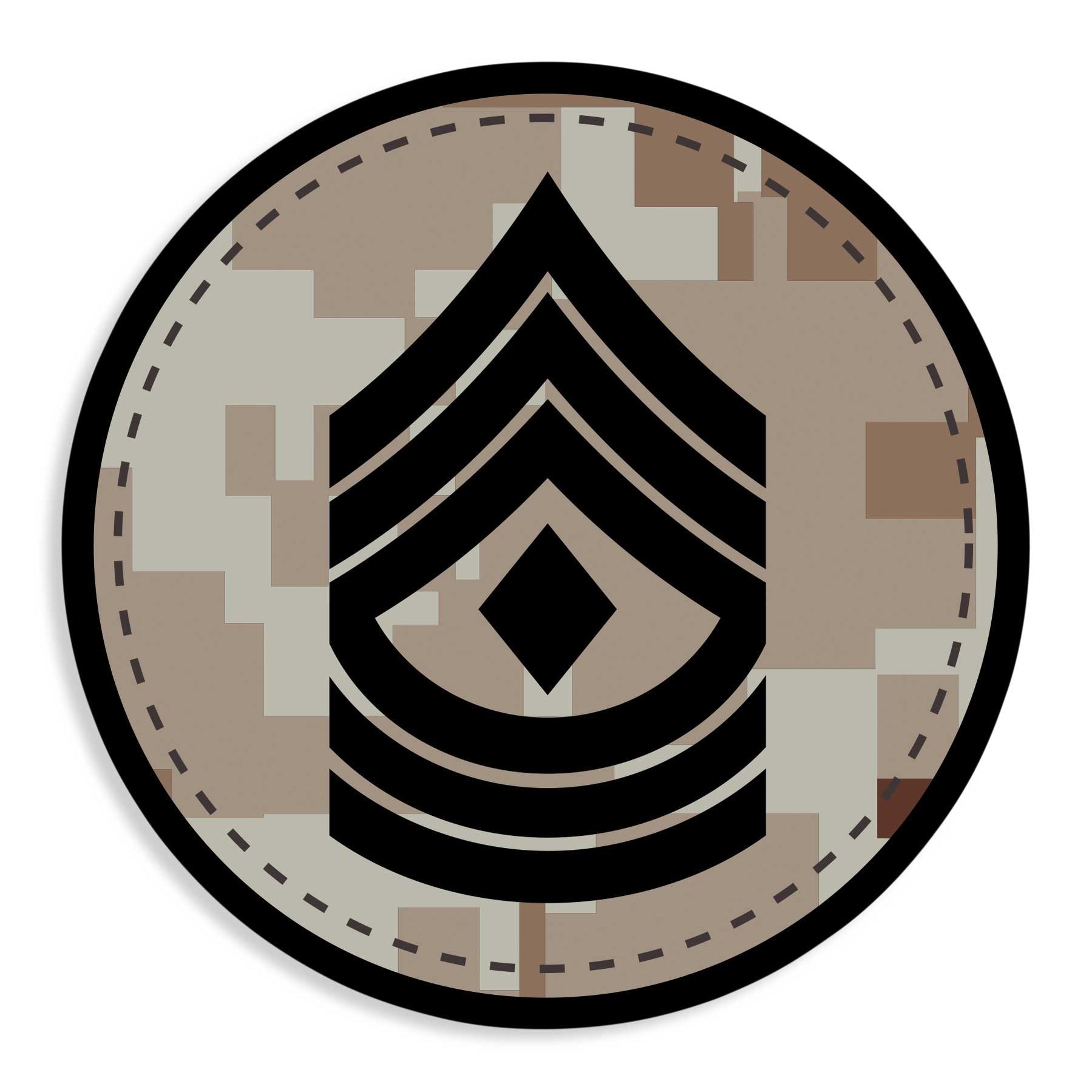 Choose Your Rank Decals in Desert or Woodland — SGT GRIT