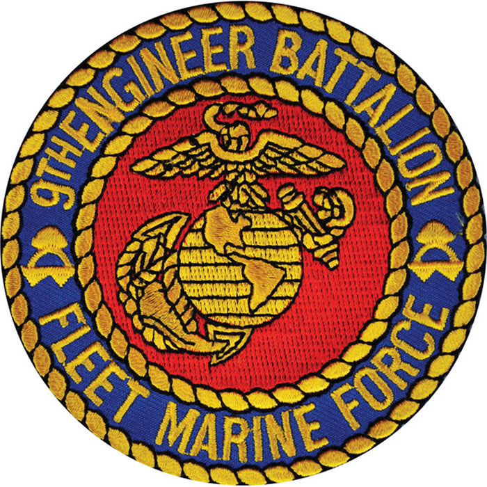 9th Marine Engineer Battalion Patch — SGT GRIT