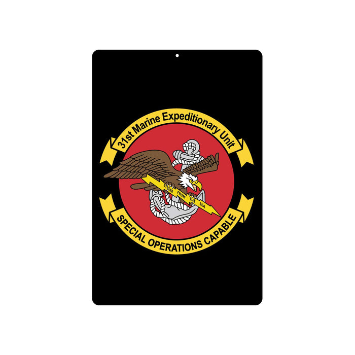 31st MEU Maritime Contingency Force Metal Sign — SGT GRIT