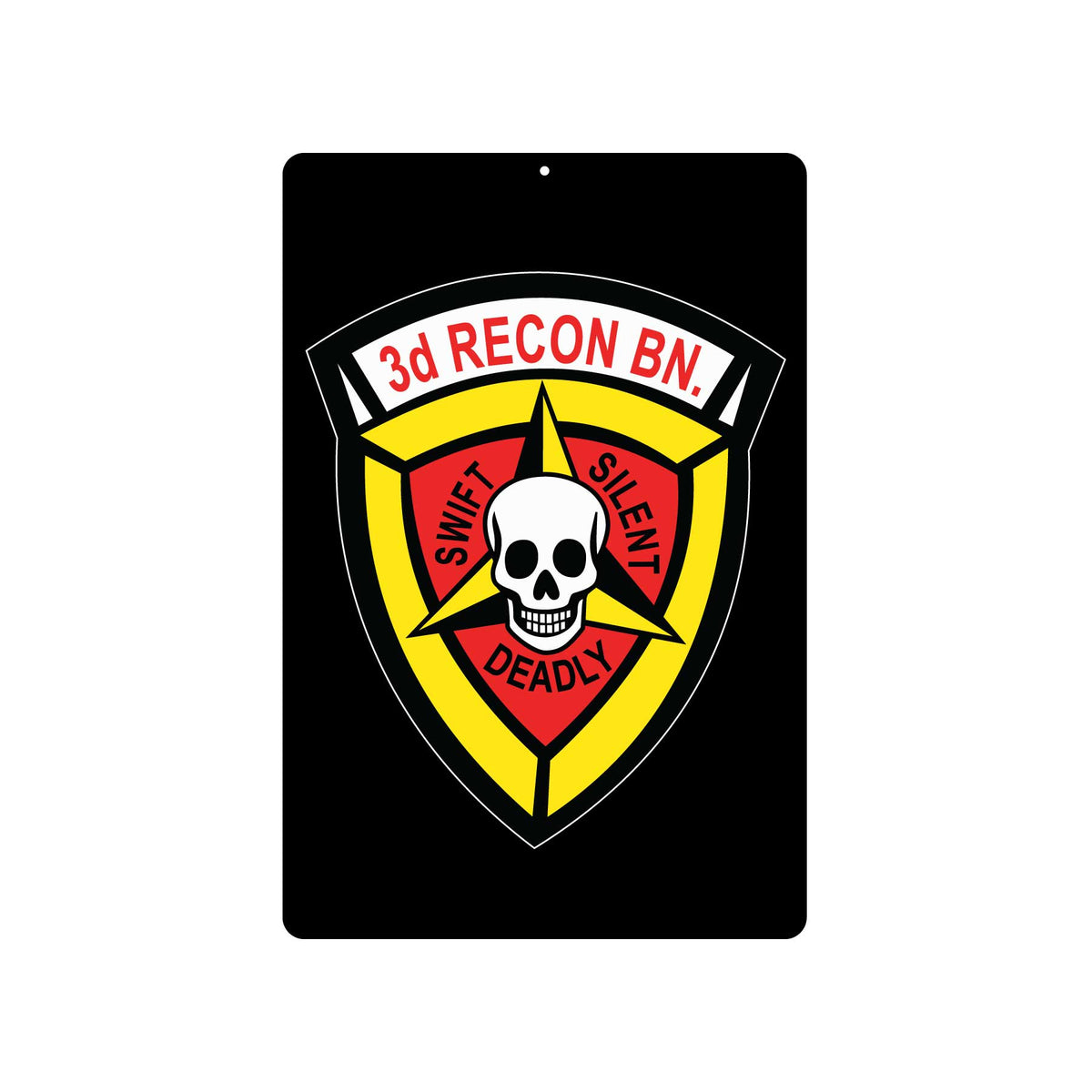 3rd Recon Battalion Metal Sign – SGT GRIT