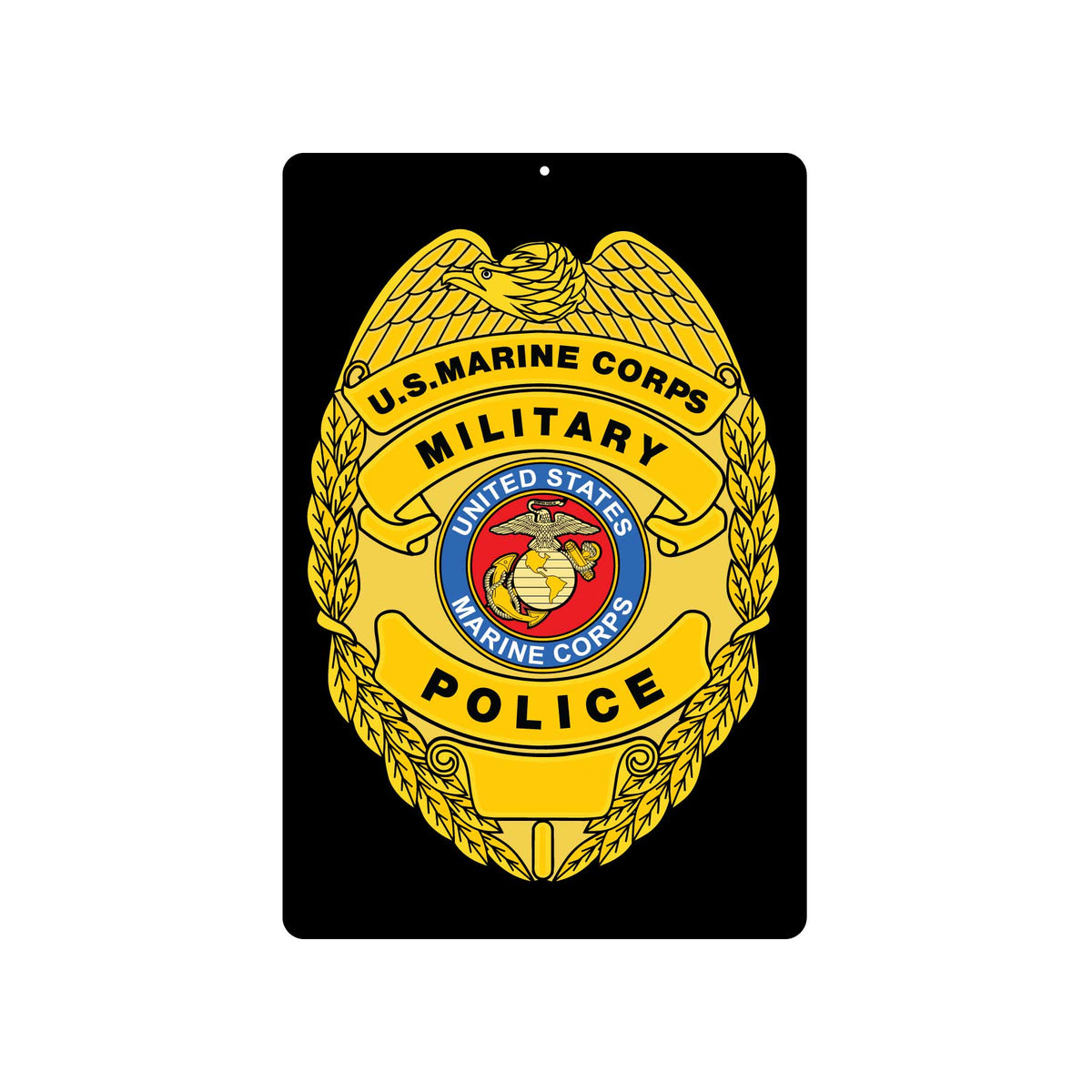 Military Police Badge Metal Sign – SGT GRIT