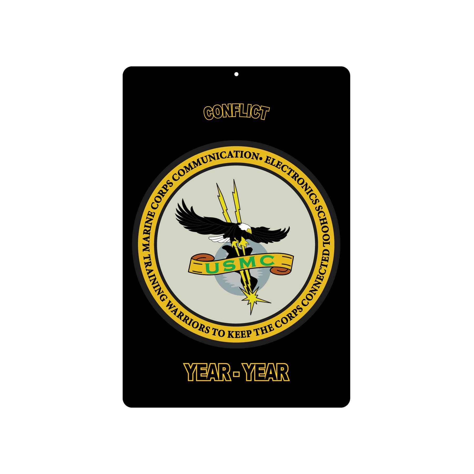 MCCES (Marine Corps Communications Electronics School) Metal Sign — SGT ...