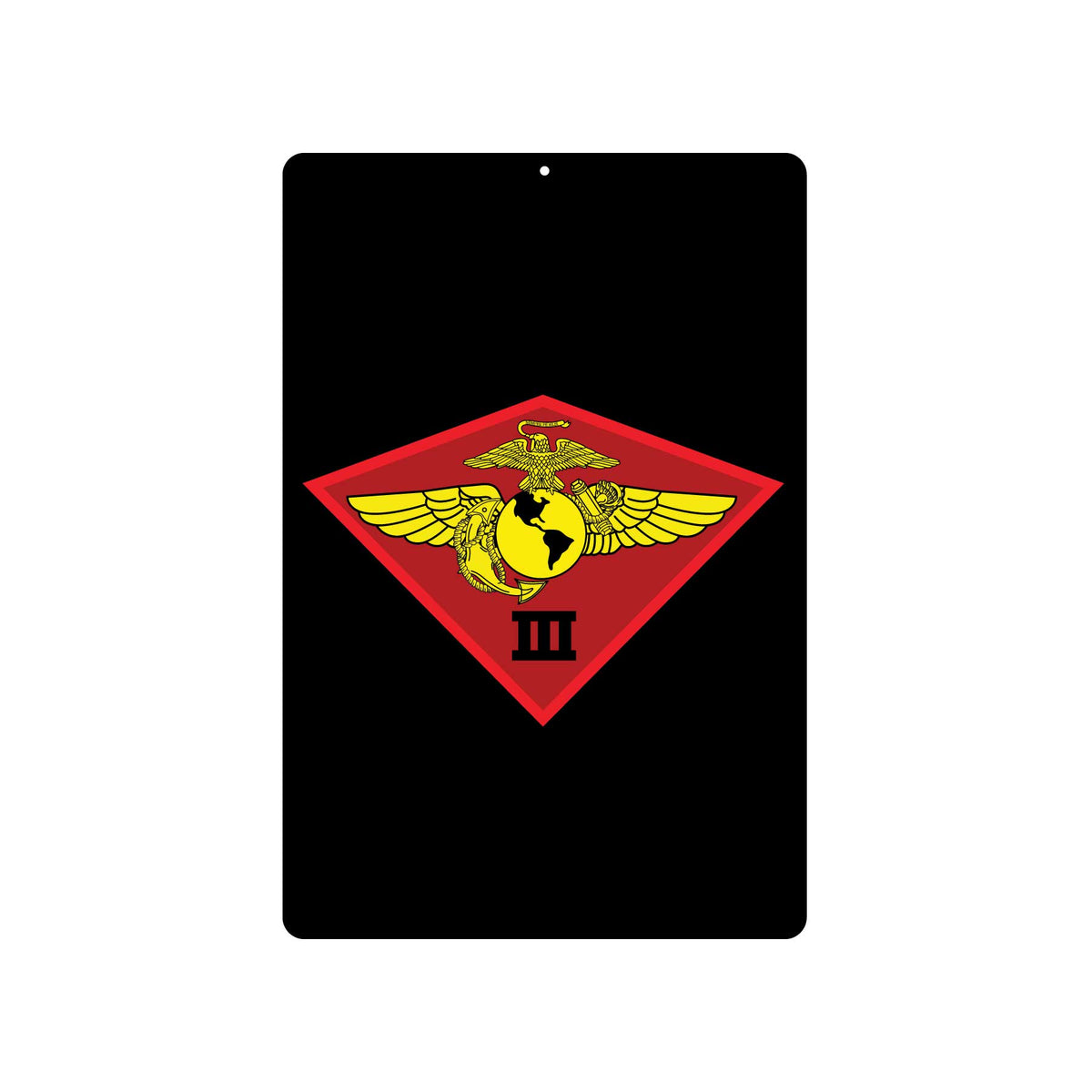 3rd Marine Air Wing Metal Sign — SGT GRIT
