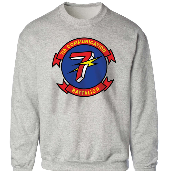 7th Communication Battalion Patch Sweatshirt — SGT GRIT