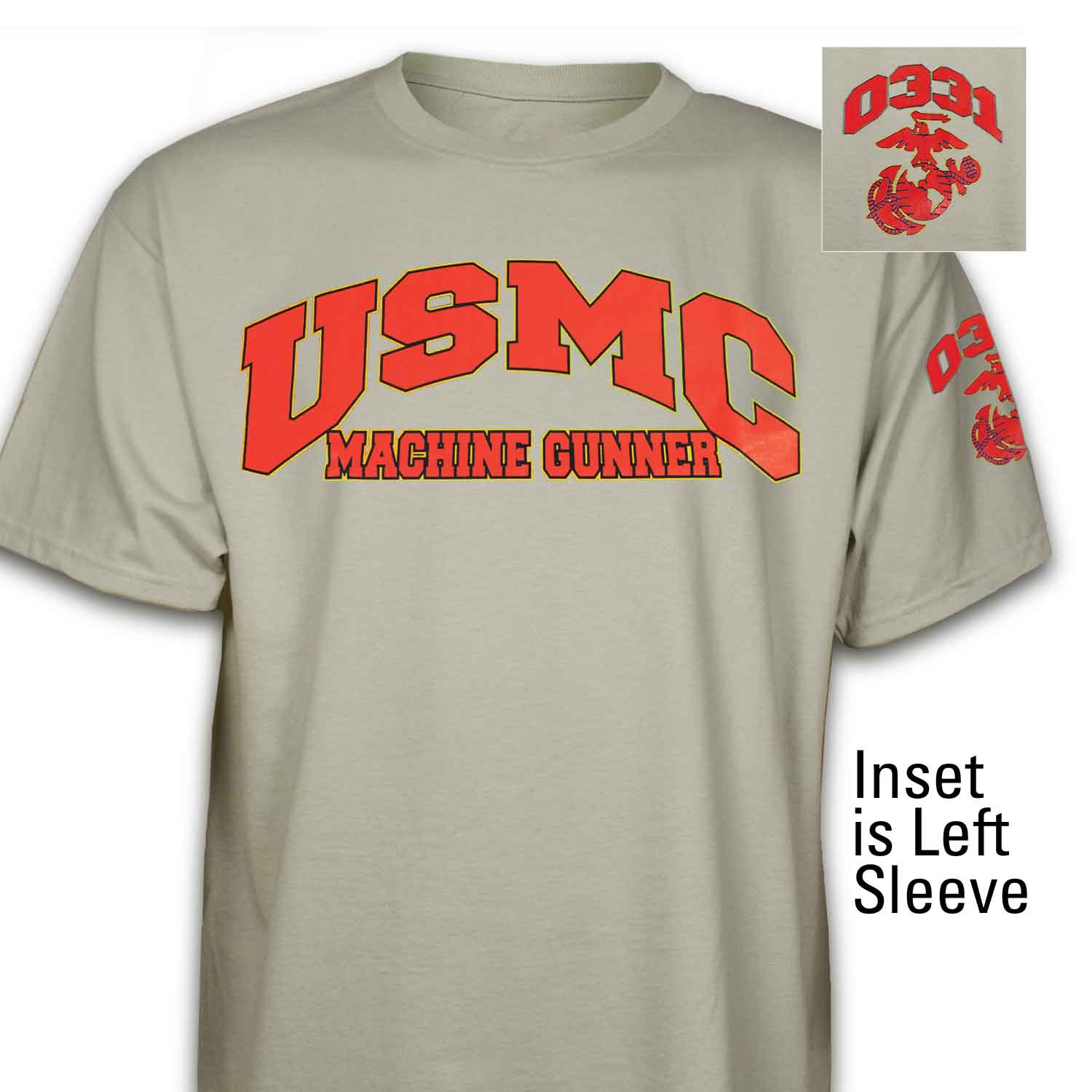 Officially Licensed Custom USMC MOS T-Shirts - SGT GRIT